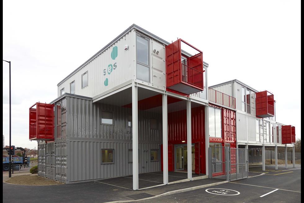 Business hub made entirely from shipping containers unveiled | News ...